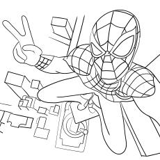 Spider Man Ps4 Coloring Pages
