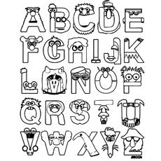 50 Alphabet Coloring Pages Your Toddler Will Love