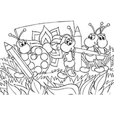Top 25 Free Printable Ants Coloring Pages Online