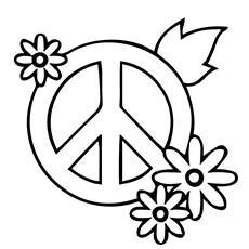 Top 25 Peace Sign Coloring Pages Your Toddler Will Love