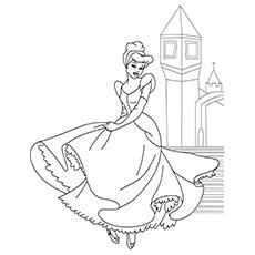 25 Beautiful Cinderella Coloring Pages For Your Toddler