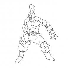 Top 20 Free Printable Dragon Ball Z Coloring Pages Online