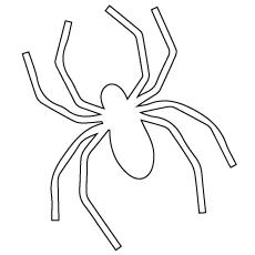 Black Spider Coloring Pages