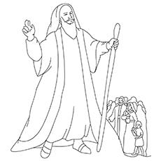 Top 25 Free Printable Moses Coloring Pages For Little Ones