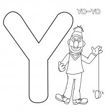Yawn Coloring Page