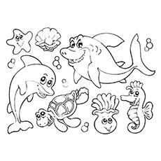 Water Themed Coloring Pages