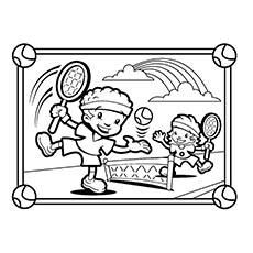Top 25 Free Printable Tennis Coloring Pages For Kids