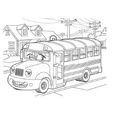 Top 10 Free Printable School Bus Coloring Pages Online