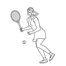 Top 25 Free Printable Tennis Coloring Pages For Kids
