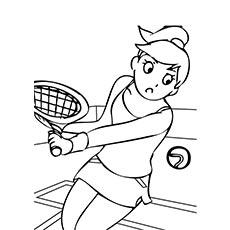 Top 25 Free Printable Tennis Coloring Pages For Kids