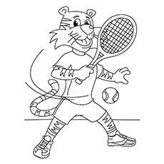 Top 25 Free Printable Tennis Coloring Pages For Kids