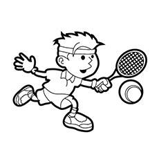 Top 25 Free Printable Tennis Coloring Pages For Kids