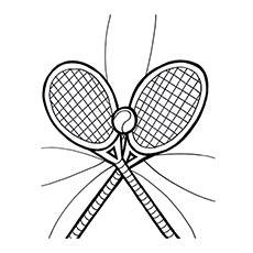 Top 25 Free Printable Tennis Coloring Pages For Kids