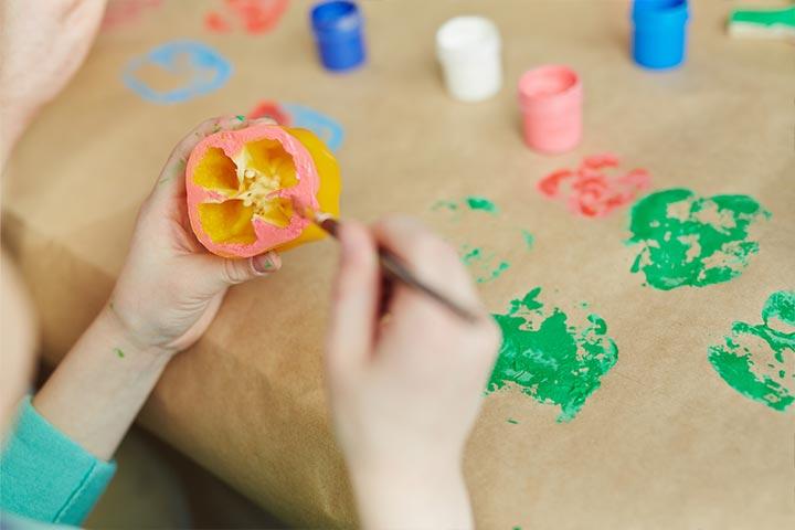 10 Fun And Innovative Vegetable Paintings For Kids