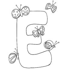 Top 10 Free Printable Letter ‘E’ Coloring Pages For Toddlers