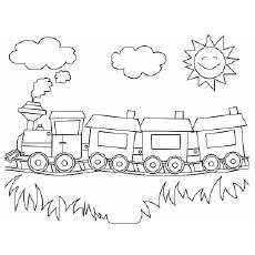 Top 26 Free Printable Train Coloring Pages For Toddlers