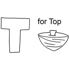 Top 10 Letter ‘T’ Coloring Pages Your Toddler Will Love To Learn & Color