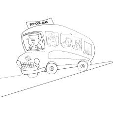 Top 10 Free Printable School Bus Coloring Pages Online