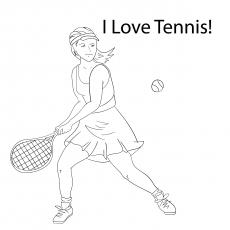 Top 25 Free Printable Tennis Coloring Pages For Kids