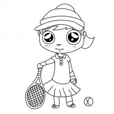 Top 25 Free Printable Tennis Coloring Pages For Kids