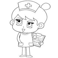 Top 25 Nurse Coloring Pages For Your Little Ones