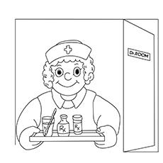 Top 25 Nurse Coloring Pages For Your Little Ones