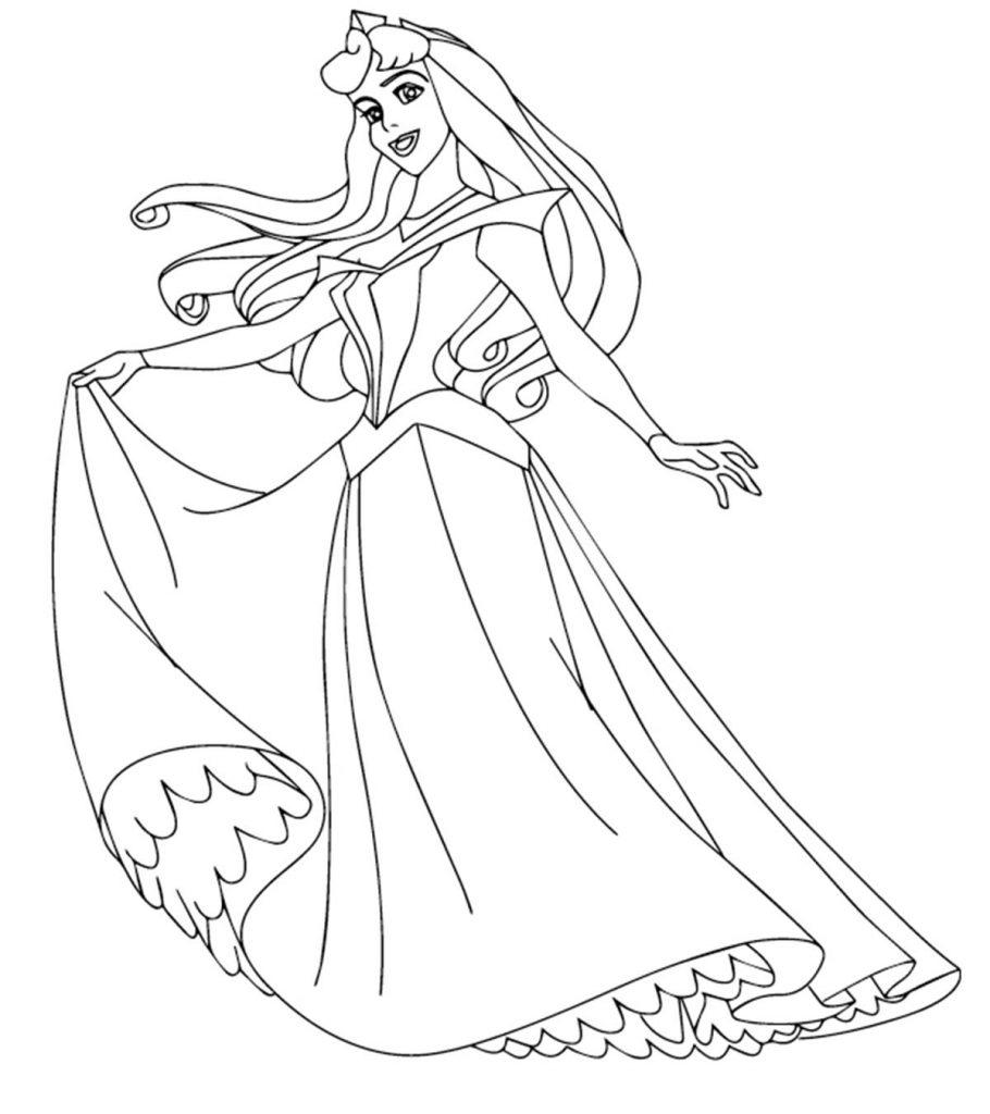 Cartoon Disney Princesses Coloring Pages Cartoon Disney Princesses Coloring Pages