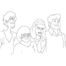 Top 30 Free Printable Scooby Doo Coloring Pages For Kids