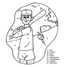 Top 20 Baseball Coloring Pages For Toddlers