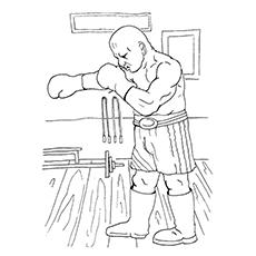 Top 10 Boxing Coloring Pages For Your Naughty Kid