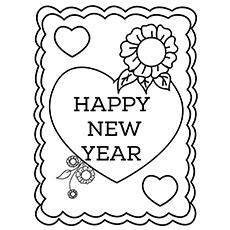 Top 24 New Year Coloring Pages For Toddlers