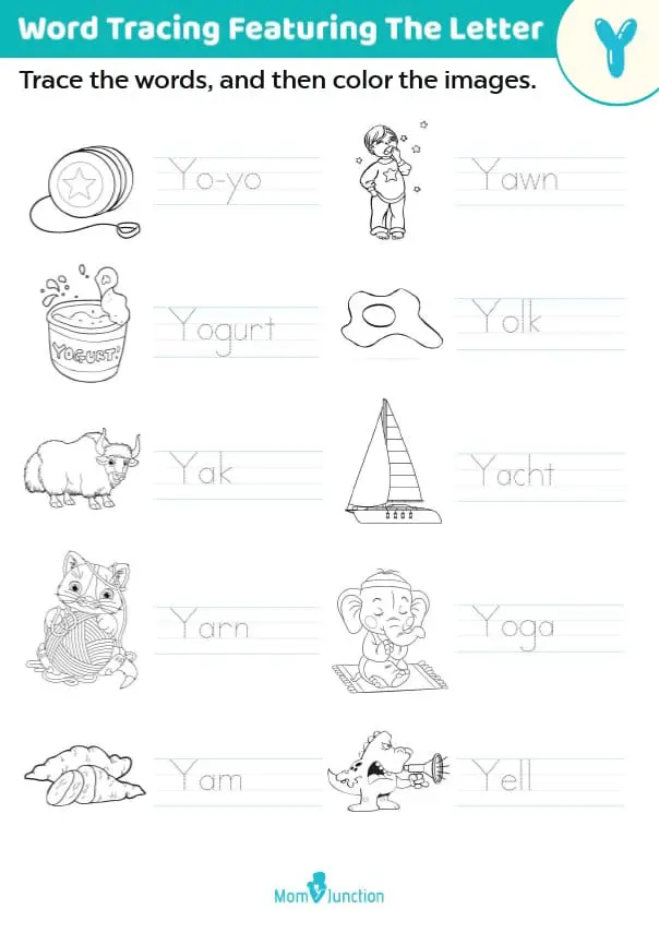Y Words Worksheets Letter Y Phonics Activities And Printable Teaching