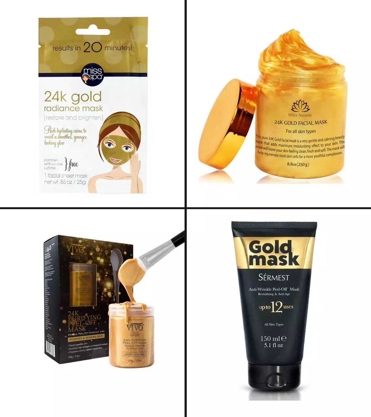 Gold Face Masks: 10 Best Options For Firmer, Radiant Skin