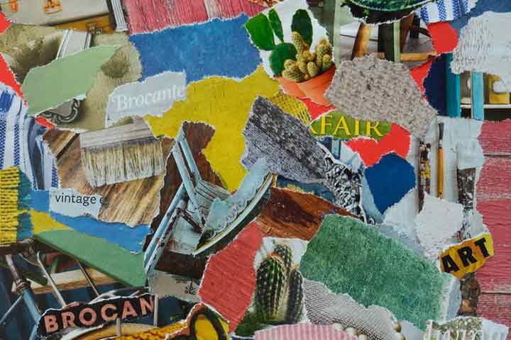 Newspaper Collage Ideas