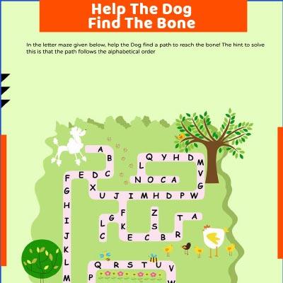 A to Z Letter Maze Worksheet