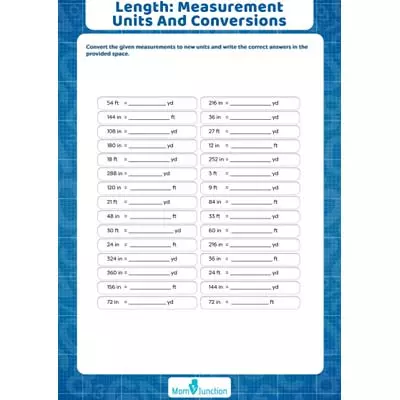 Convert The Measurements Between Inches, Feets And Yards