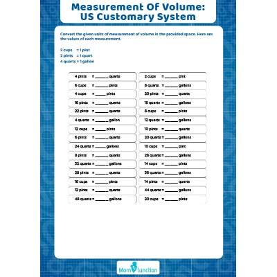 Measurement Worksheet: Metric Units Of Capacity | MomJunction