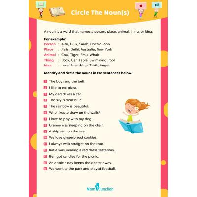 Identify The Nouns From The Given Sentence