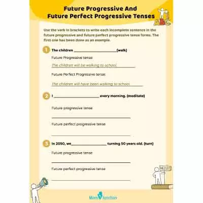 Rewrite The Sentence Using Future Progressive and Future Perfect ...