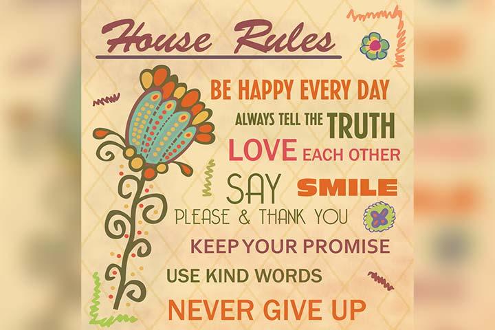 26 House Rules For Kids To Help Them Grow Responsible - ParentsAndMore.com