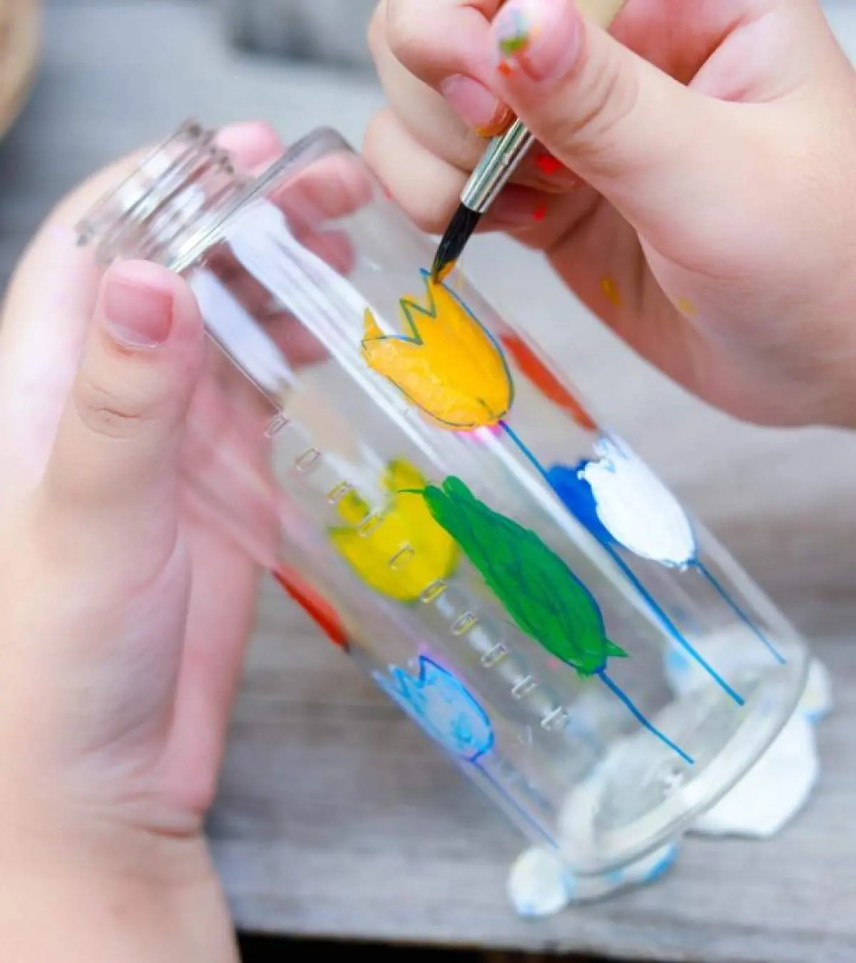 Using One Liter Bottle Craft