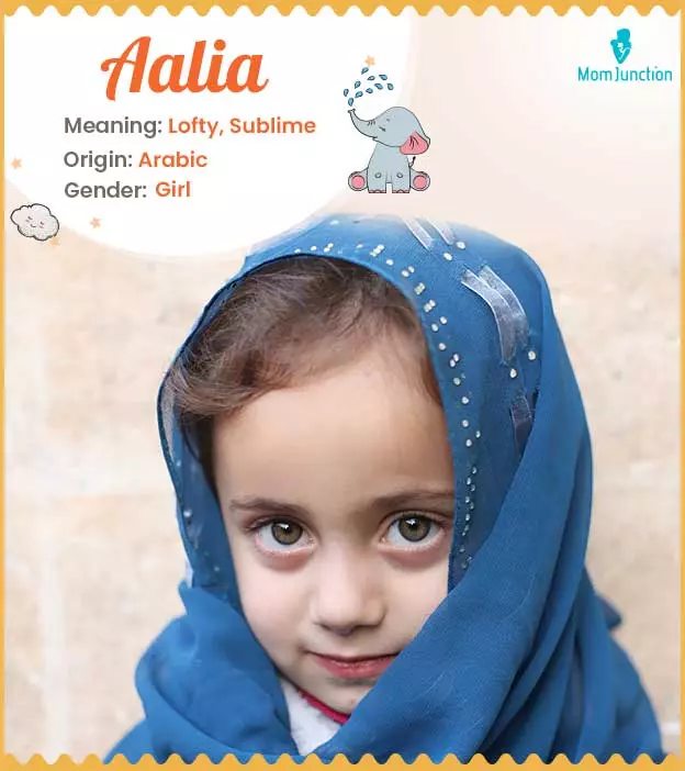 Aalia Meaning, Origin, History, And Popularity