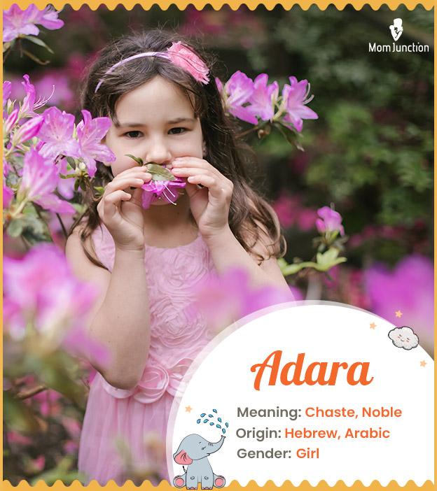 Adara Name Meaning, Origin, History, And Popularity