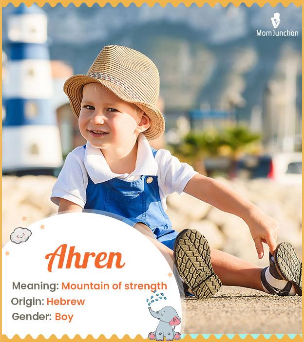Ahren Name, Meaning, Origin, History, And Popularit