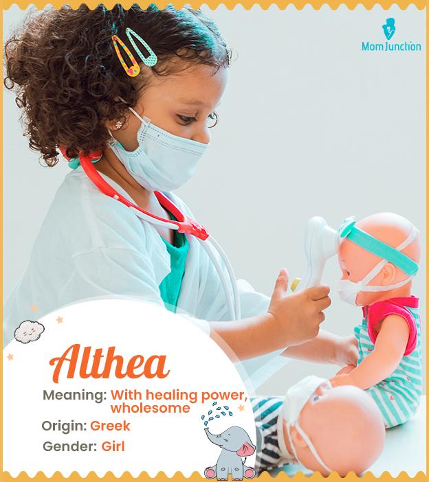 Althea Name Meaning, Origin, History, And Popularity