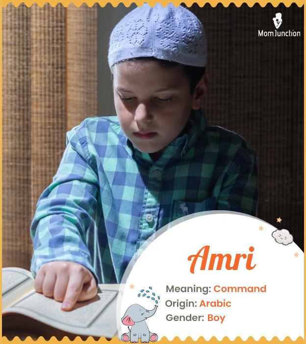 Amri Baby Name: Meaning, Origin, Popularity