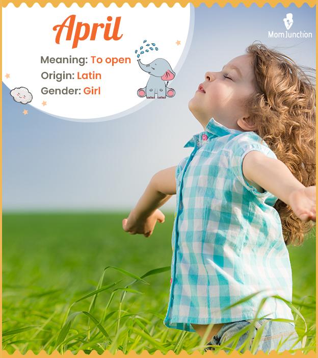 April Name, Origin, Meaning, And History