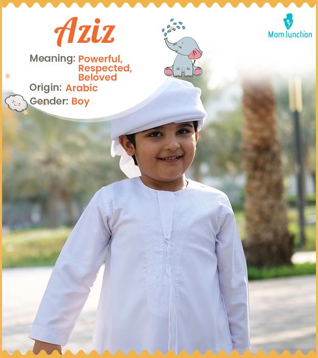 Aziz Name Meaning, Origin, History, And Popularity