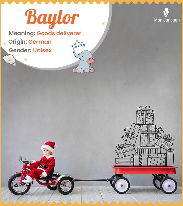 Baylor Name Meaning, Origin, History, And Popularity