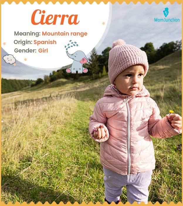 Cierra Meaning, Origin, History, And Popularity